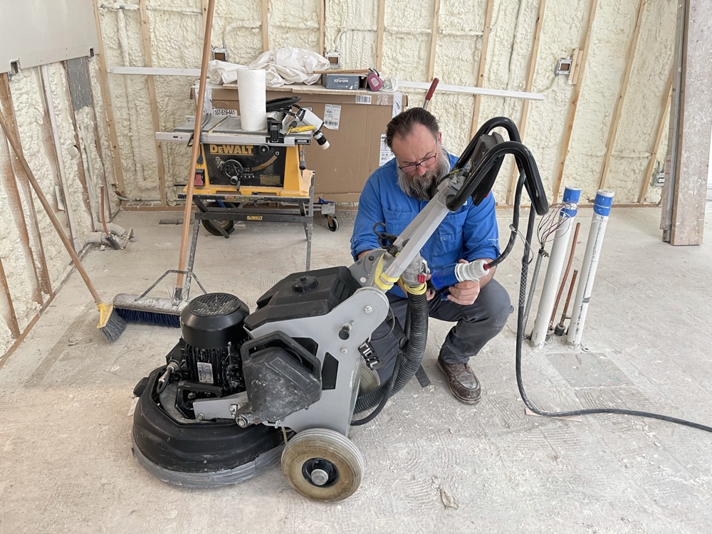 Grinding Cement | Gizmo Exteriors Repair, Installations, Remodeling ...